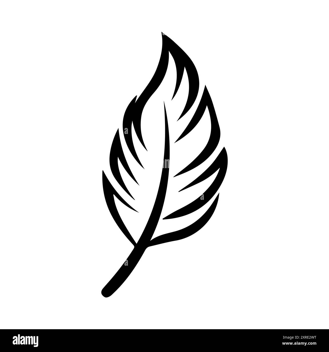 Quill icon or modern line symbol. Vector line art and icon design with ...