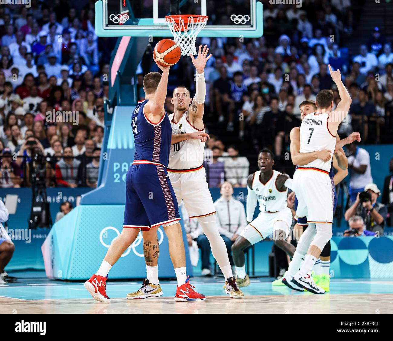 FRA, Olympische Spiele Paris 2024, Deutschland (GER) vs Serbien (GER ...