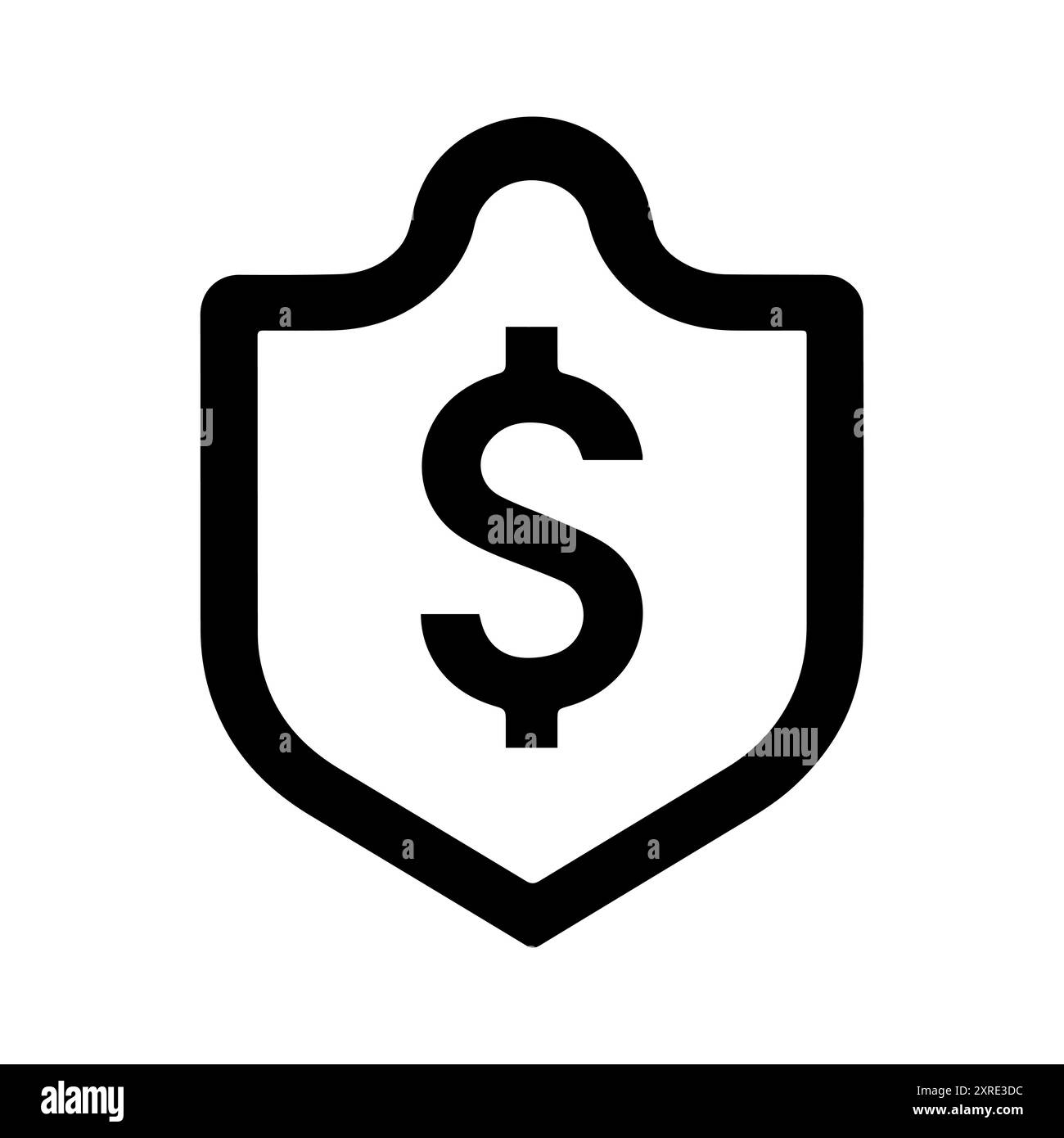 Money Secure icon or modern line symbol. Vector line art and icon ...