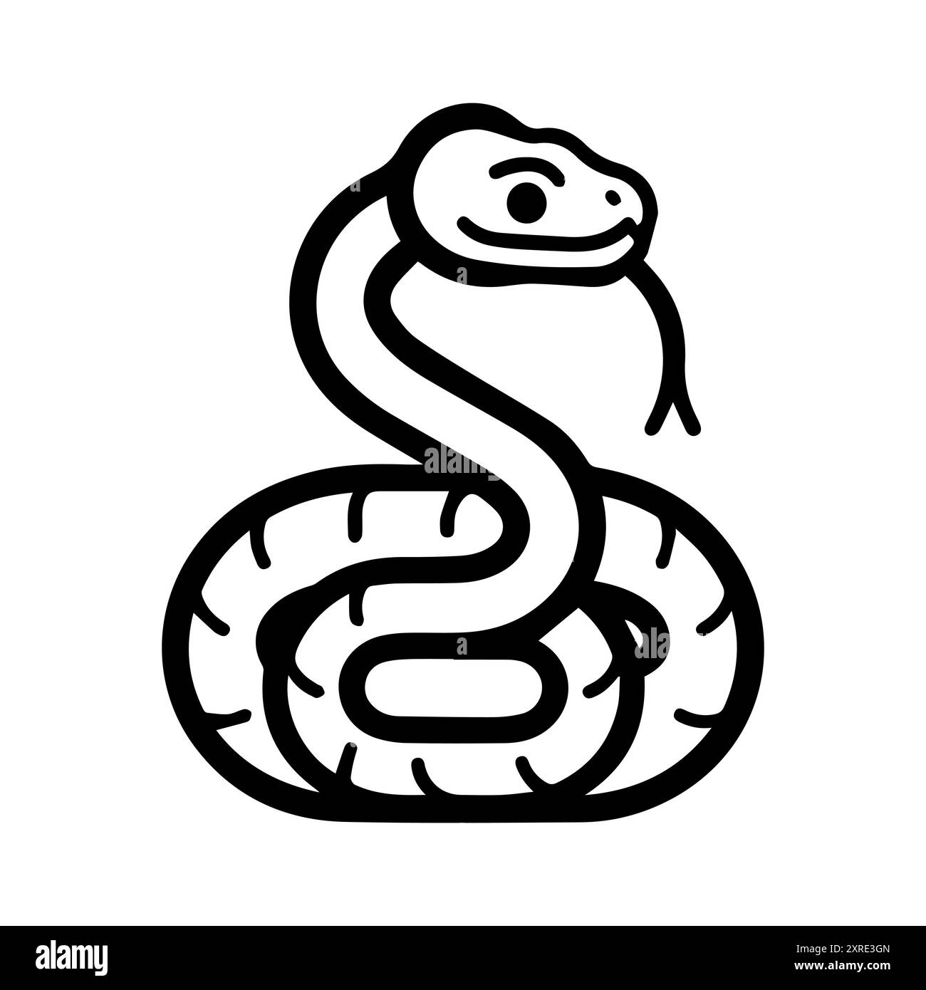 anaconda icon or modern line symbol. Vector line art and icon design ...