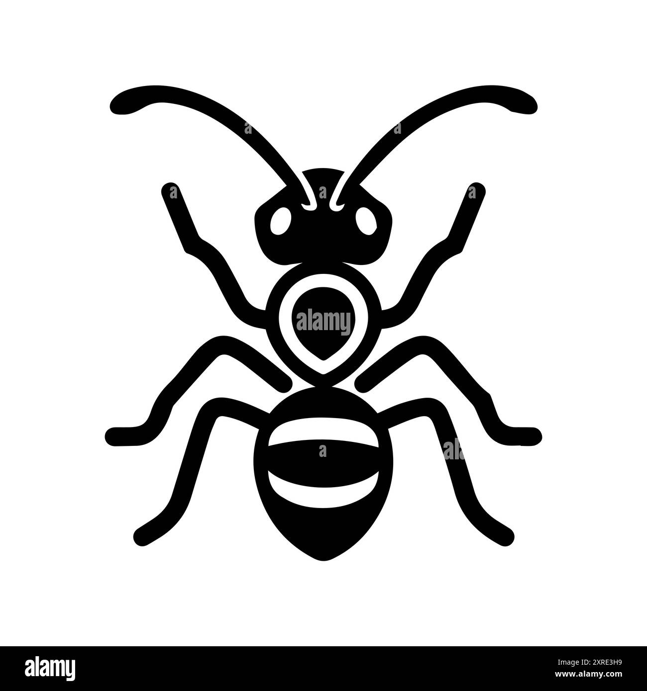 ant icon or modern line symbol. Vector line art and icon design with ...