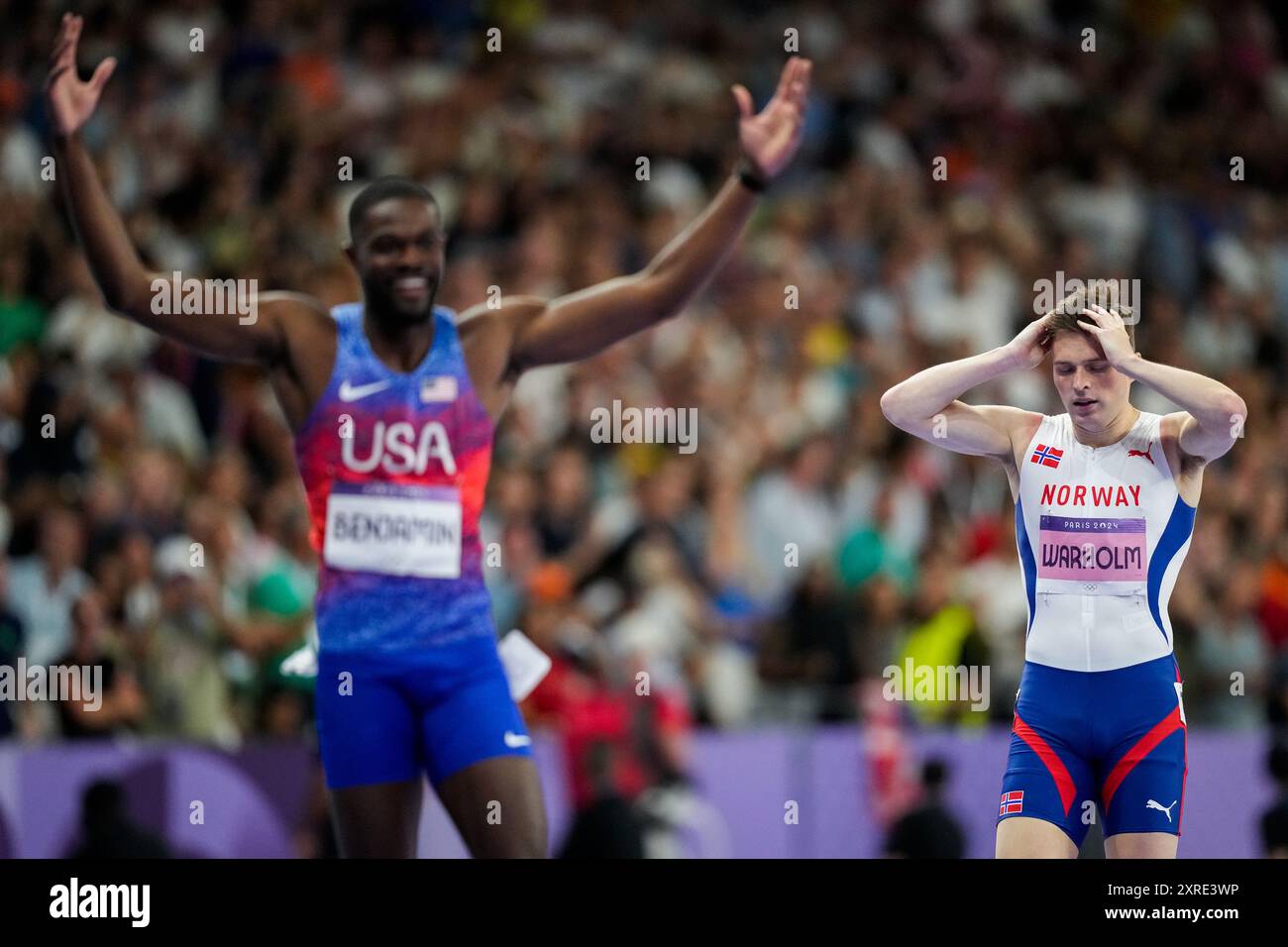 Karsten warholm paris 2024 hi-res stock photography and images - Alamy