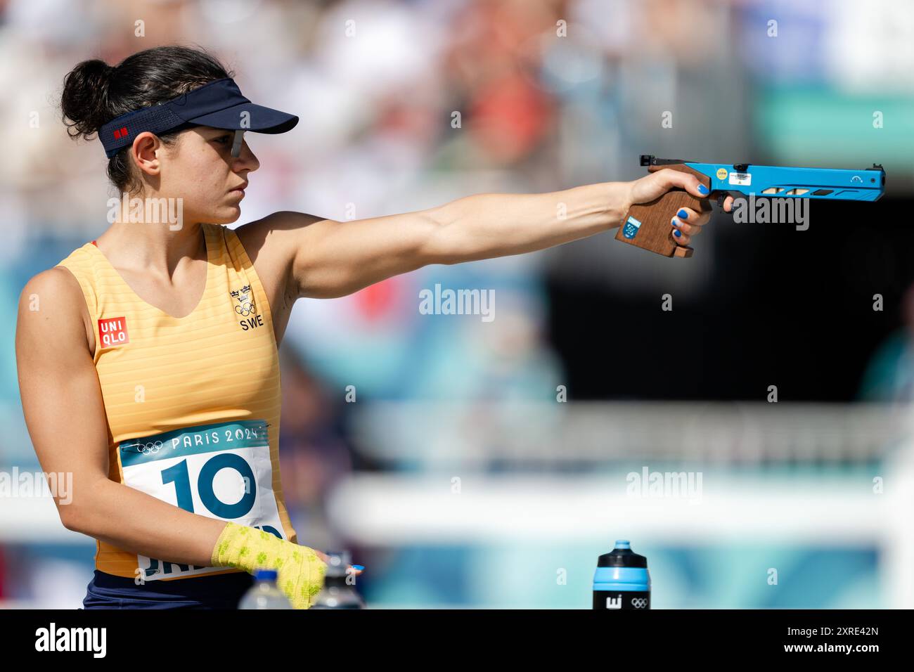 Marlena Jawaid of, Sweden. , . competes in women's modern pentathlon ...