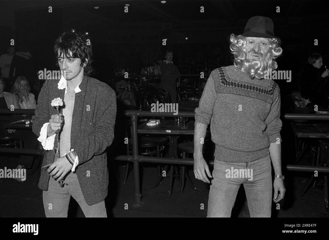 1970s Music industry party The Venue nightclub owned by Virgin Records ...