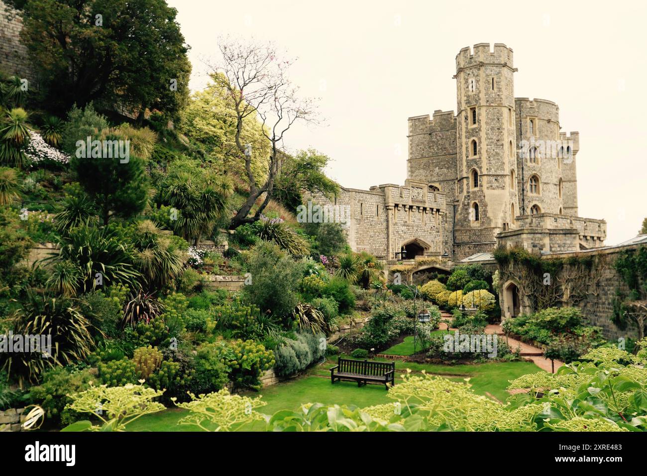 Windsor Castle Gardens, England Stock Photo - Alamy