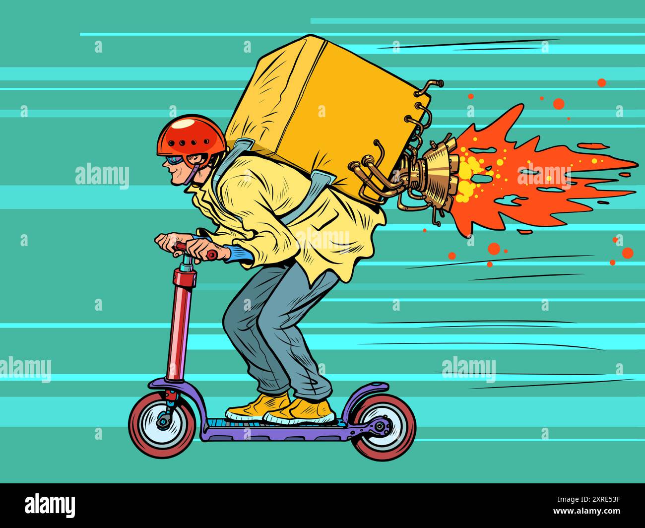 Driving on high speed Stock Vector Images - Alamy