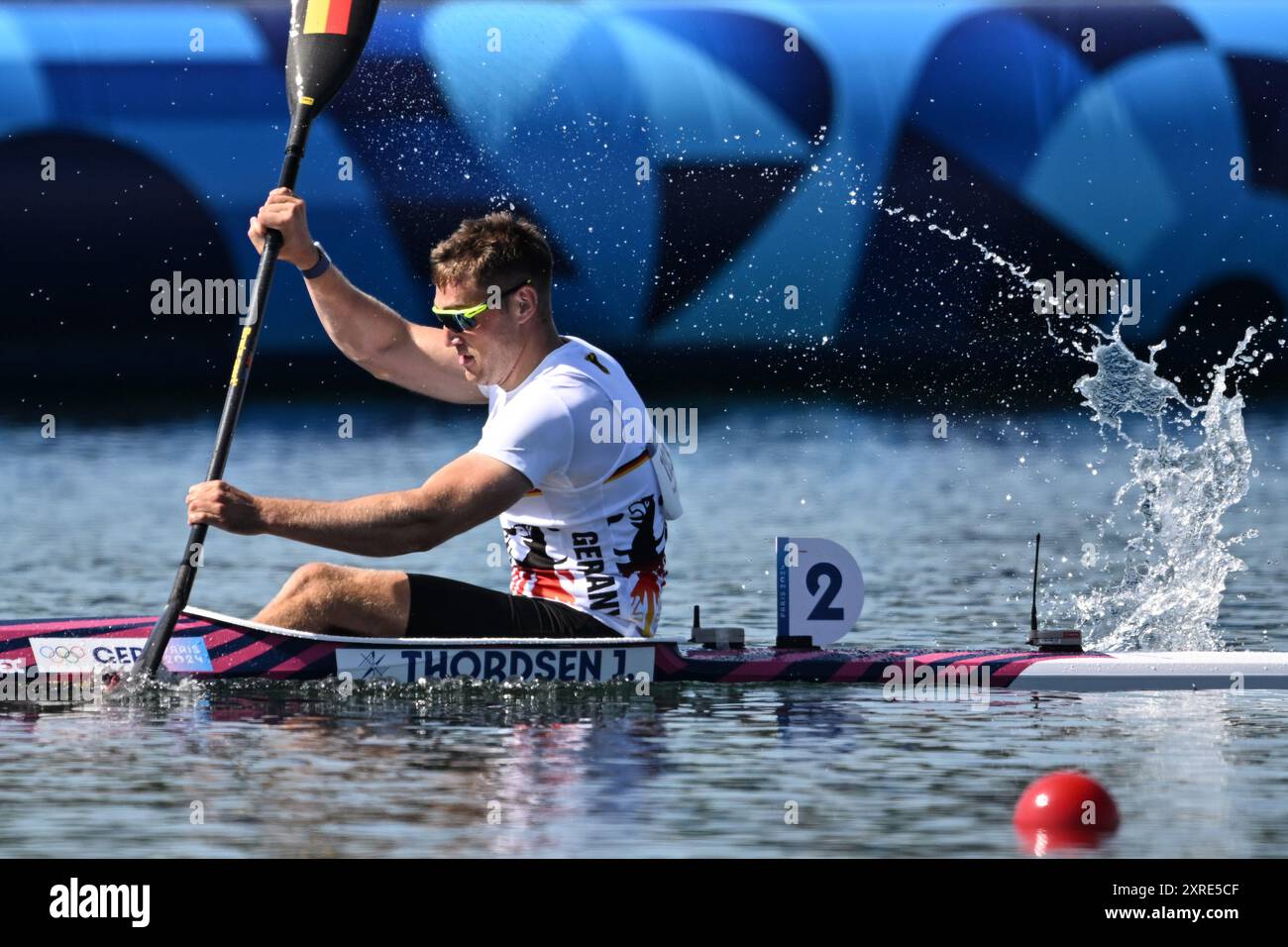 Vaires Sur Marne, France. 10th Aug, 2024. Olympics, Paris 2024, kayak ...