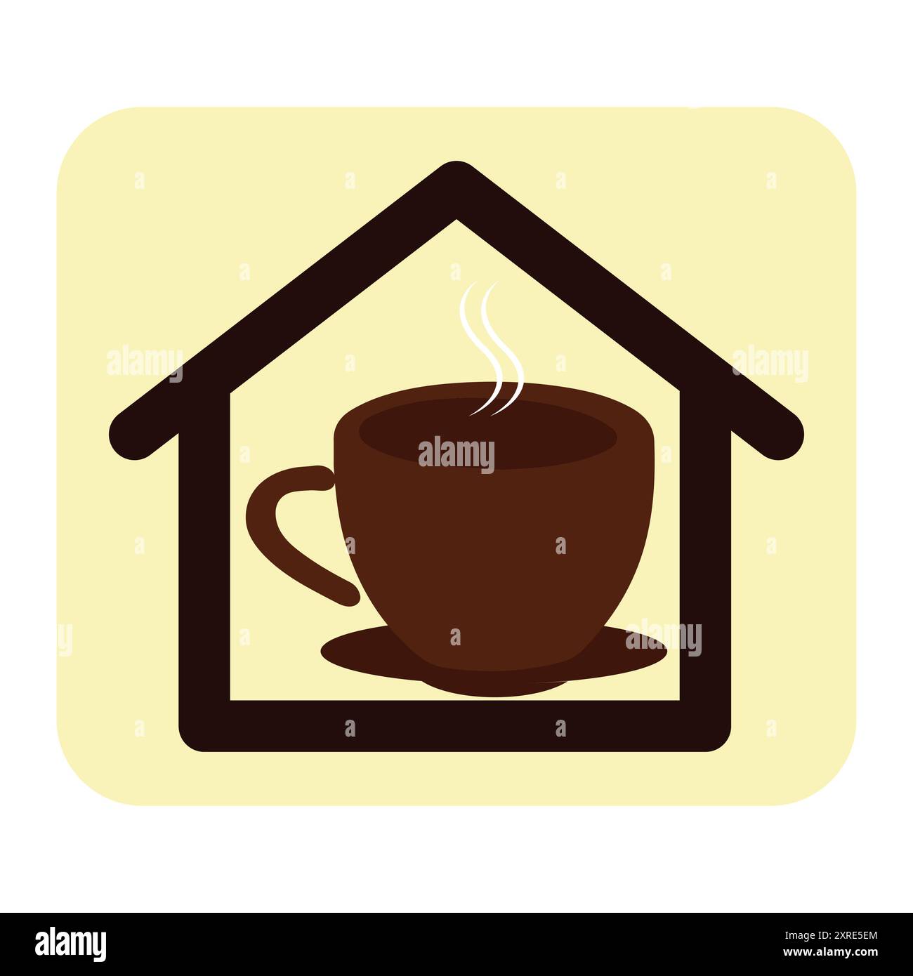 Minimalist Coffee House Logo, logo featuring a coffee cup integrated ...