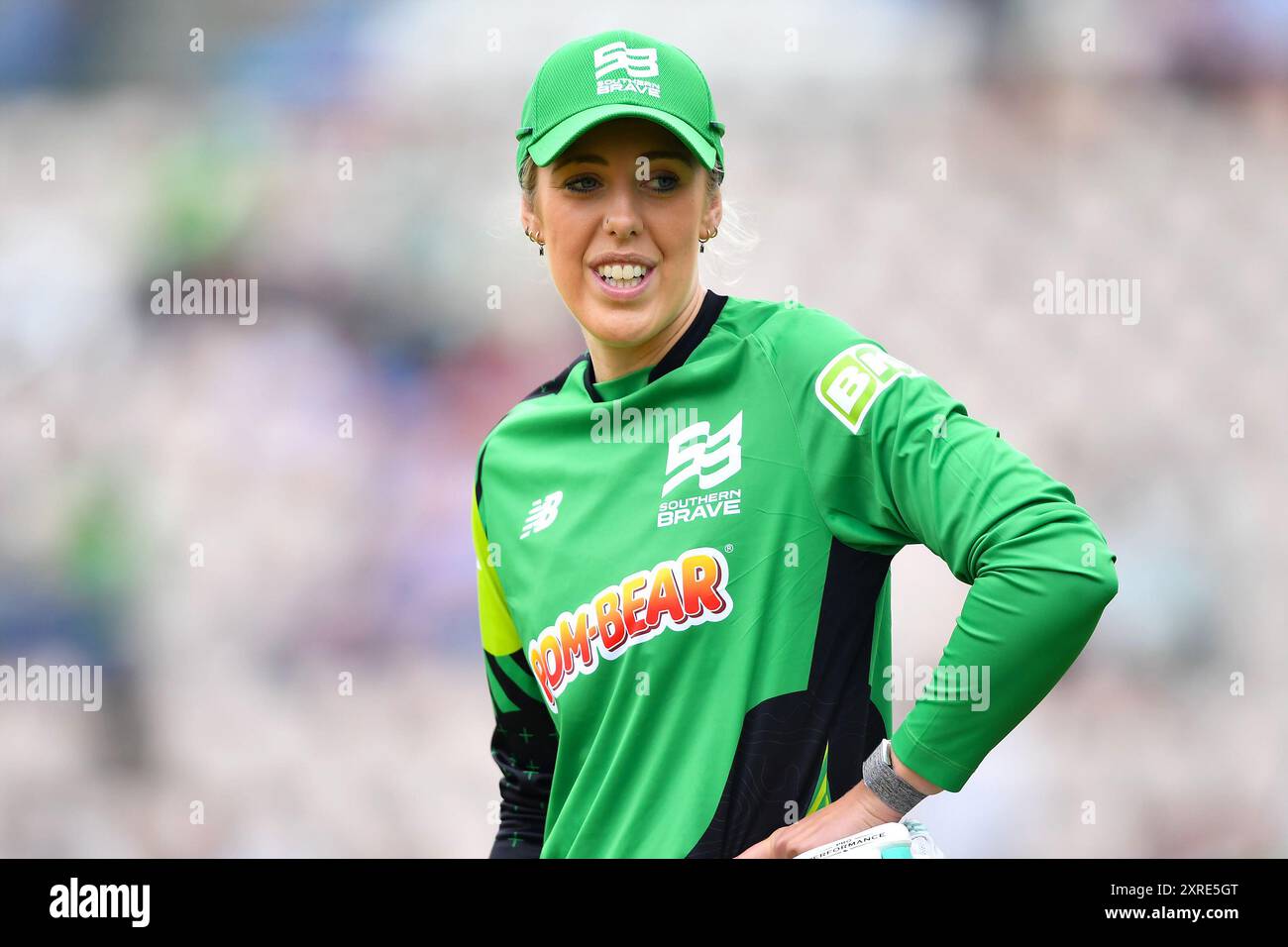 Southampton, UK. 10 August 2024. Georgia Adams of Southern Brave during ...