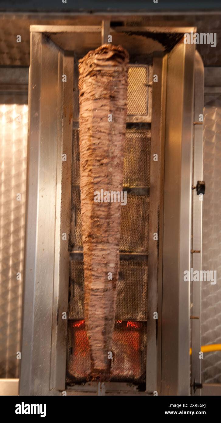 Shawarma grill, Syrian Restaurant, London, West End, England, UK Stock ...