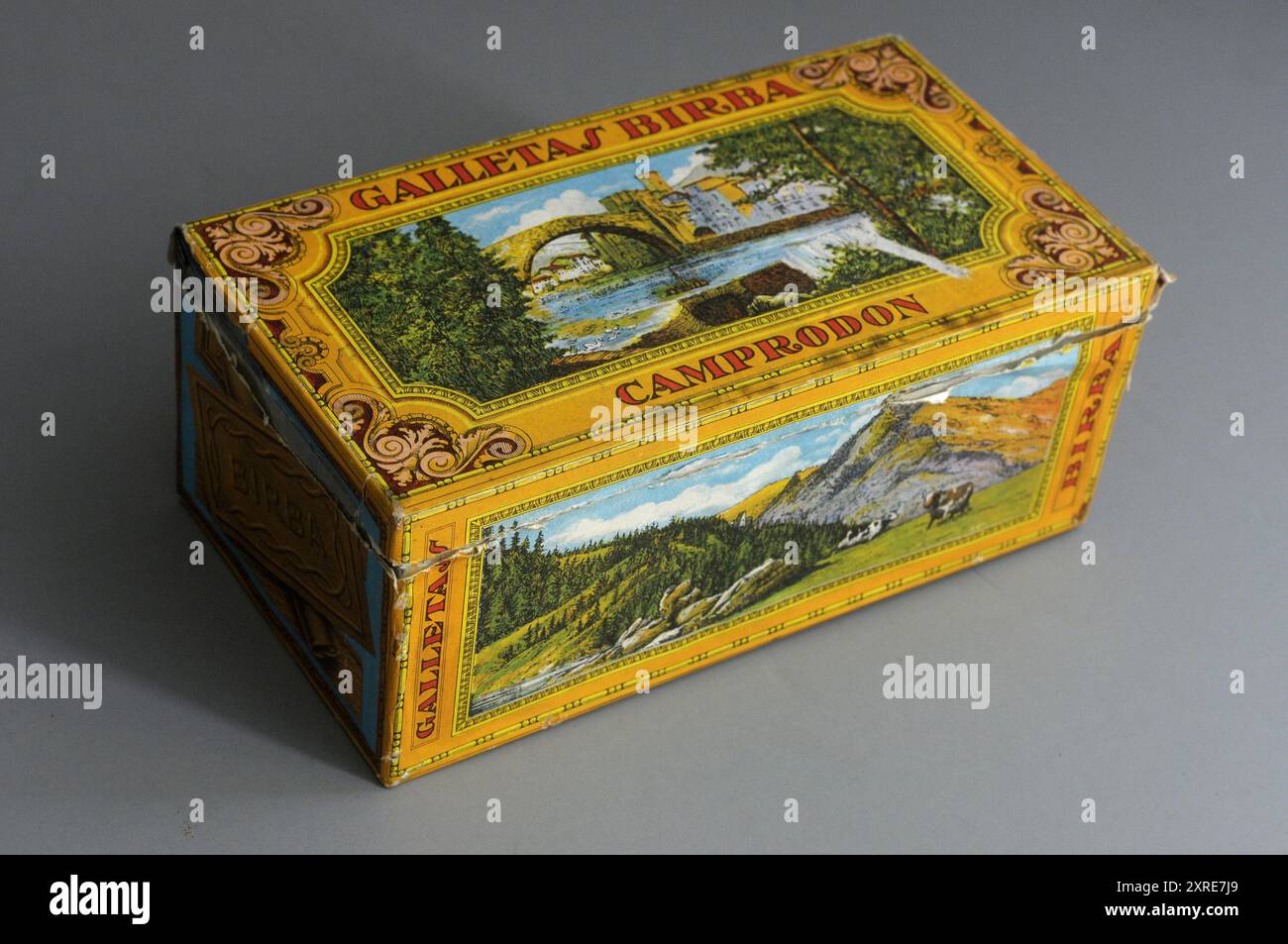 Old birba biscuit box hi-res stock photography and images - Alamy