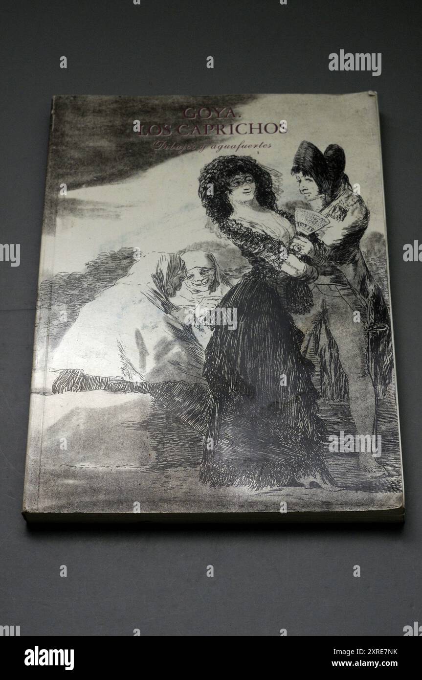 Goya's caprices, etchings and drawings, edition of Goya's Caprichos ...