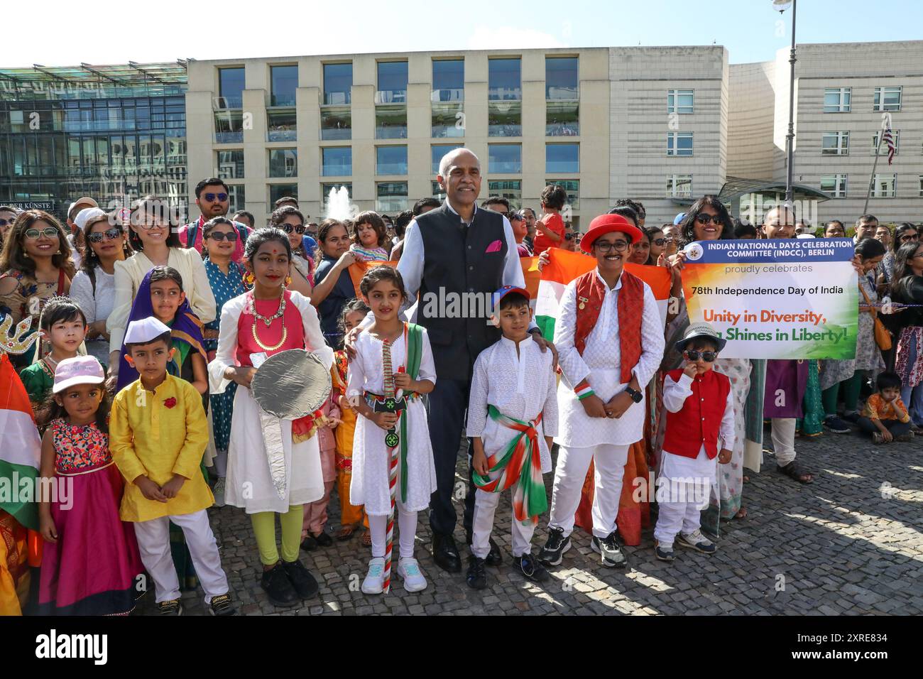 Berlin, Germany. 10th Aug, 2024. The Indian community in Berlin marked ...