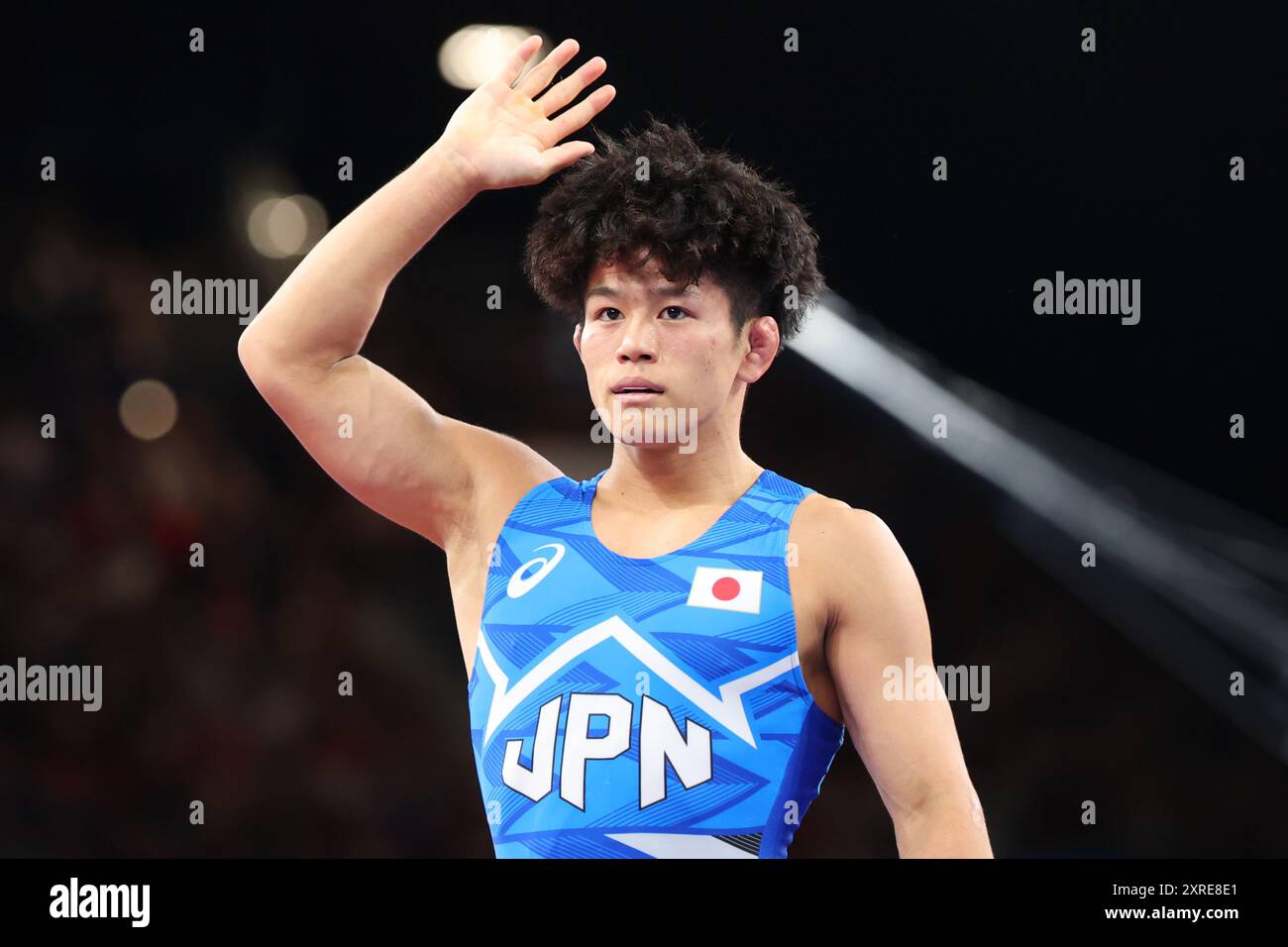 Paris, France. 10th Aug, 2024. Kotaro Kiyooka (JPN) Wrestling : Men's ...