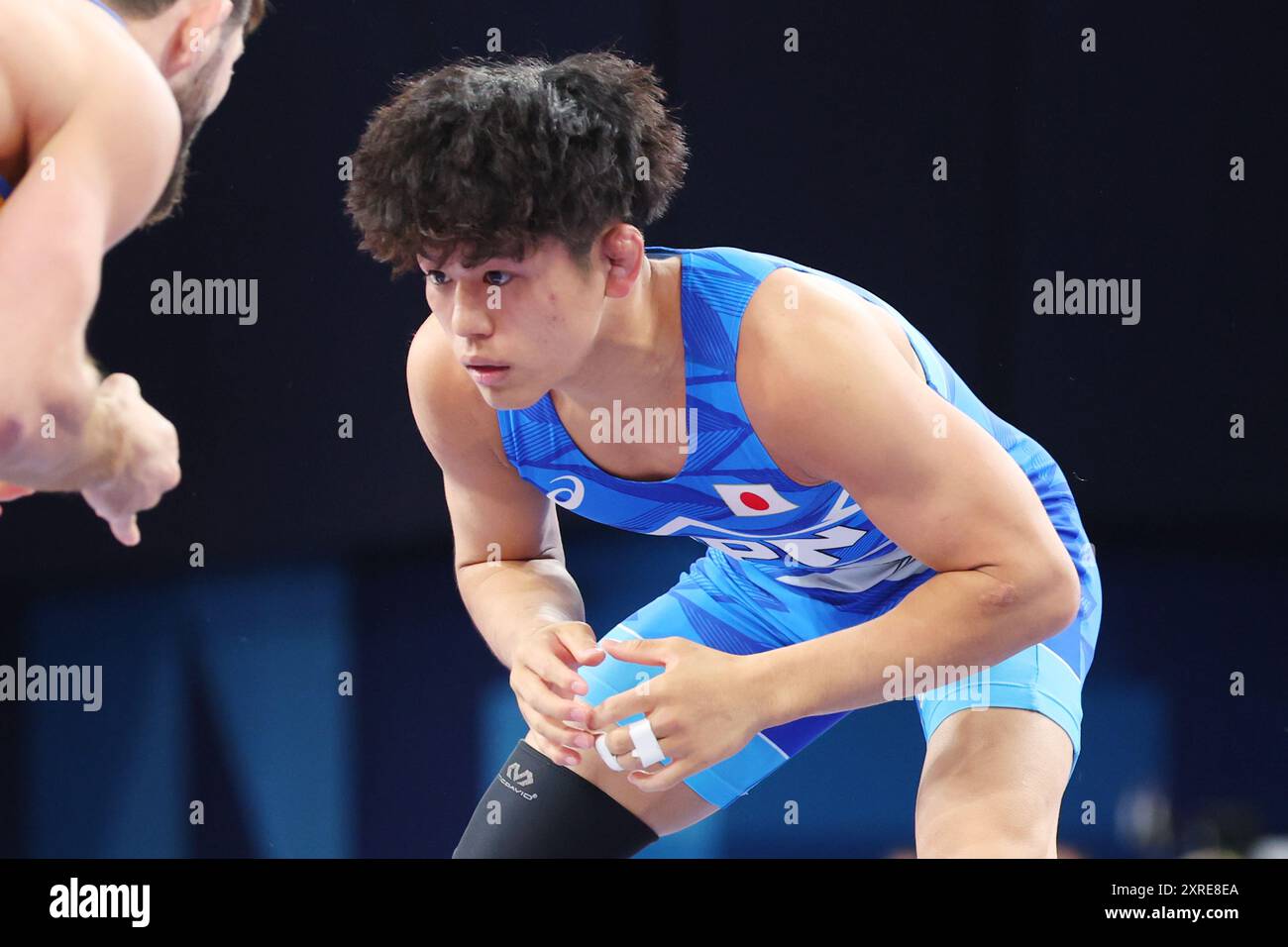 Paris, France. 10th Aug, 2024. Kotaro Kiyooka (JPN) Wrestling : Men's ...