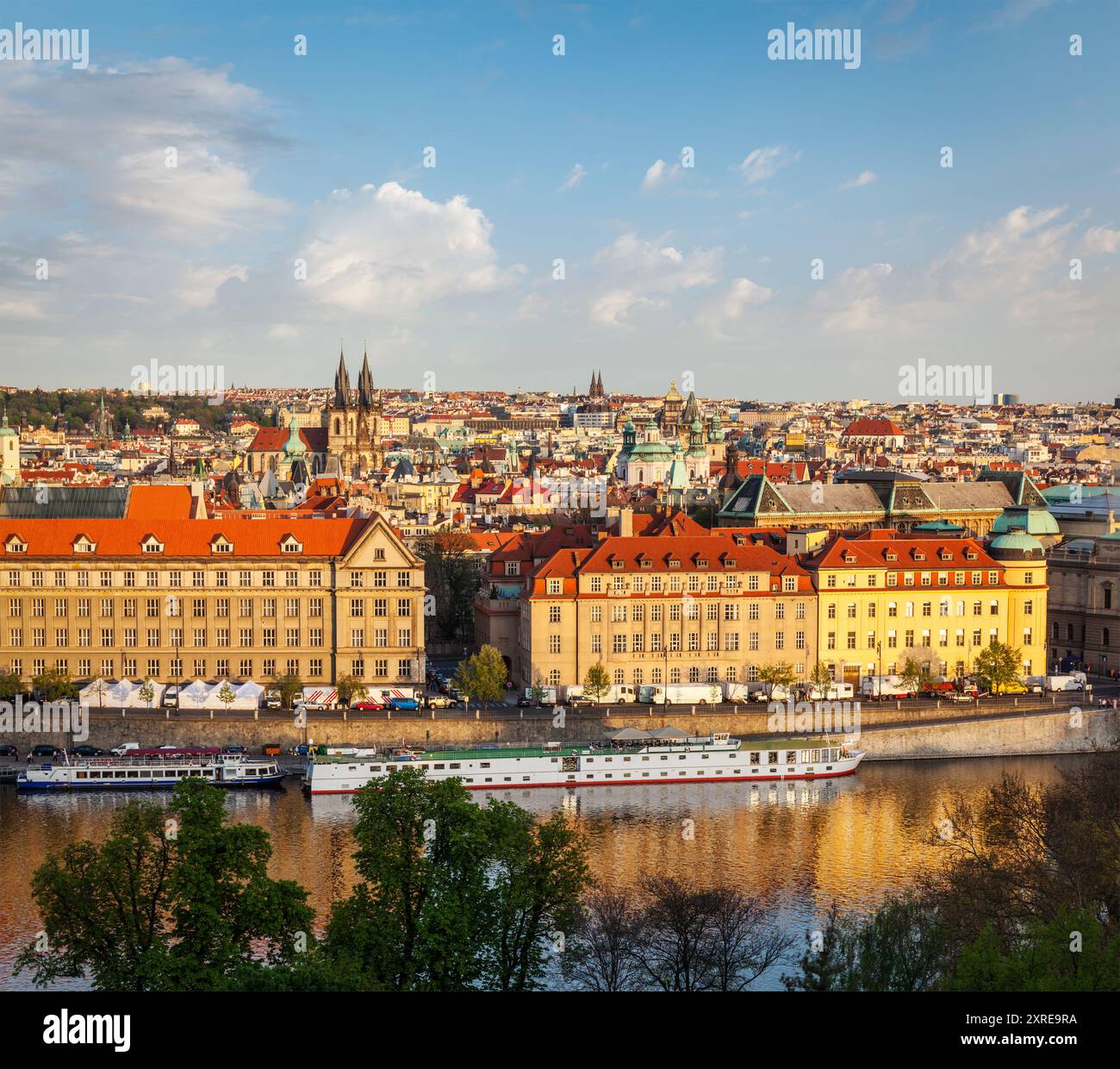 Aerial view of Prague Stock Photo - Alamy