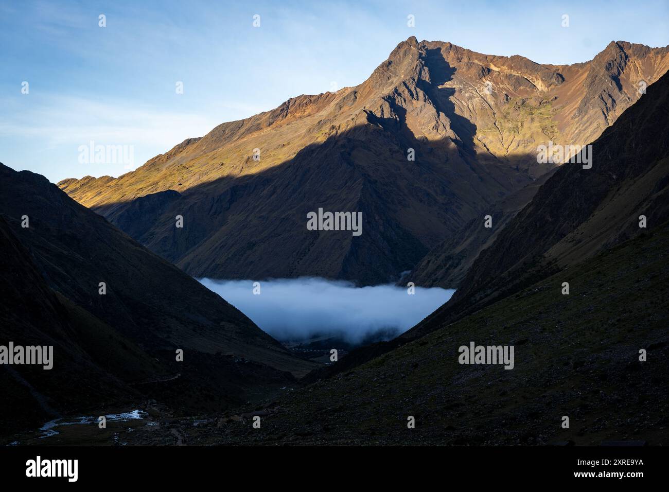 Peruvian Andes, a Majestic Mountain Valley Stock Photo - Alamy
