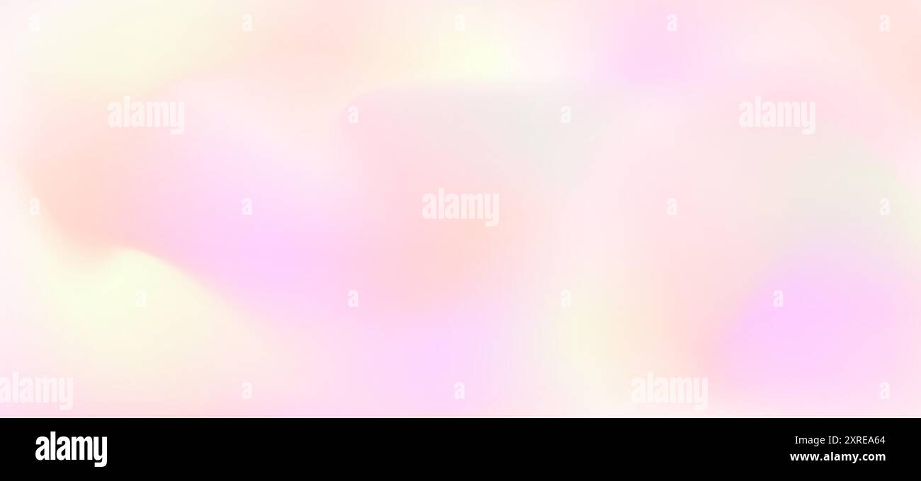 Rainbow pastel pink yellow gradient holographic background for web ...