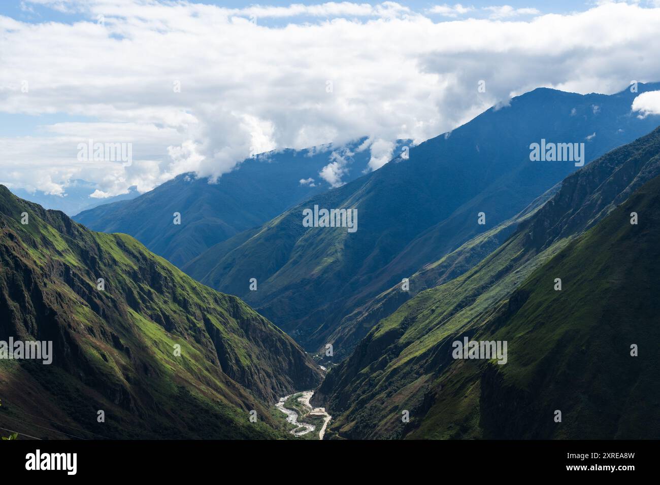 Peruvian Andes, a Majestic Mountain Valley Stock Photo - Alamy