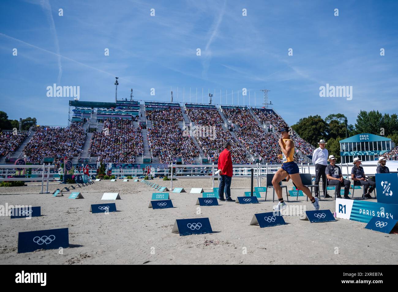 Marlena Jawaid of, Sweden. , . competes in women's modern pentathlon ...