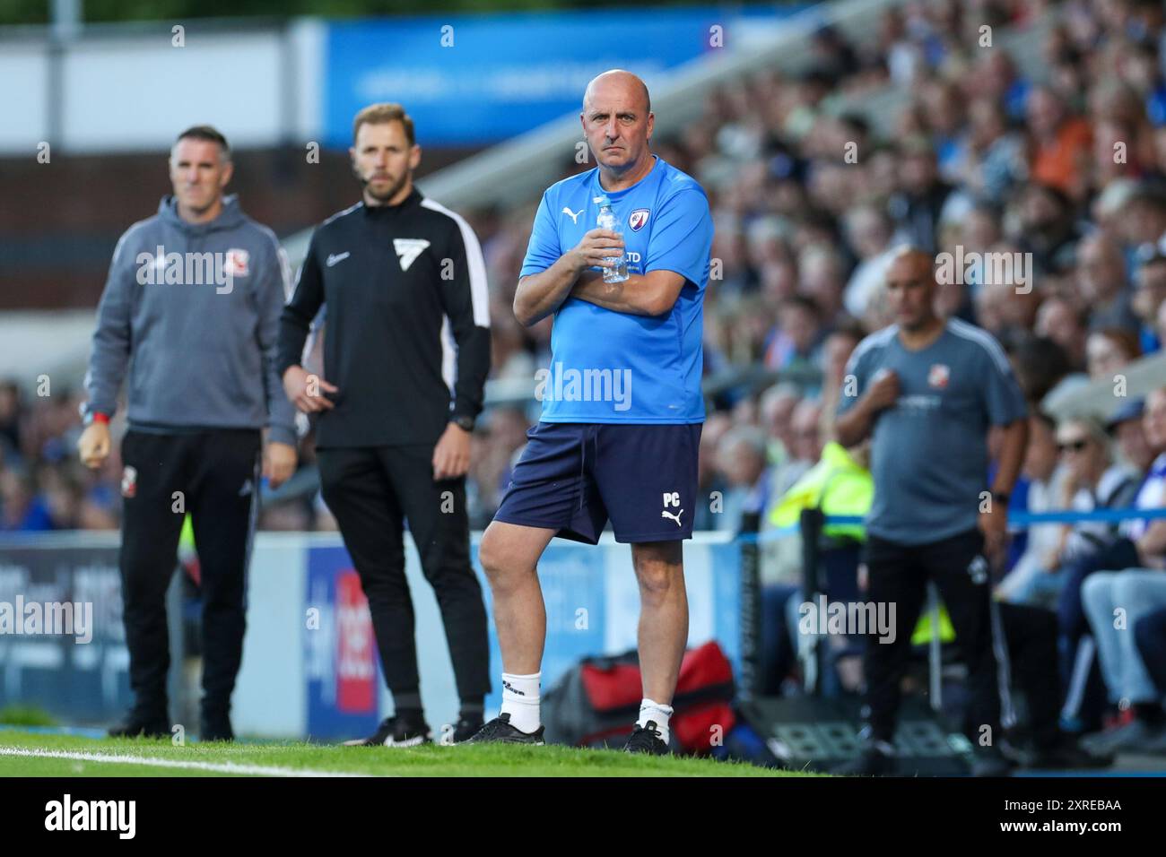 Chesterfield Manager Paul Cook during the Chesterfield FC v Swindon ...