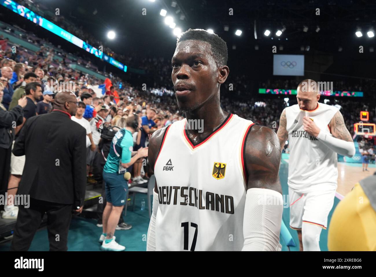 10 August 2024, France, Paris: Olympics, Paris 2024, basketball, match ...