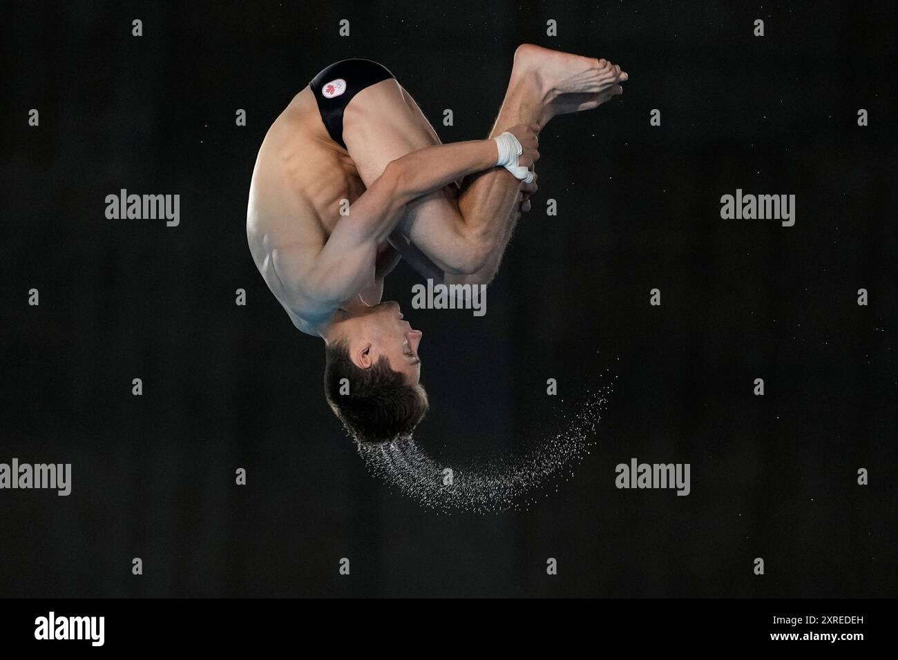 Canada's Nathan Zsombor-Murray competes in the men's 10m platform ...