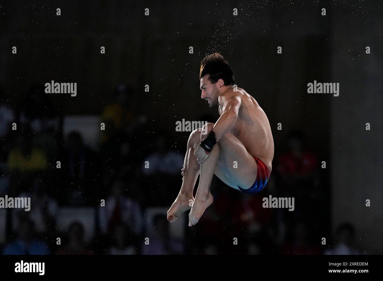 United States' Brandon Loschiavo competes in the men's 10m platform ...