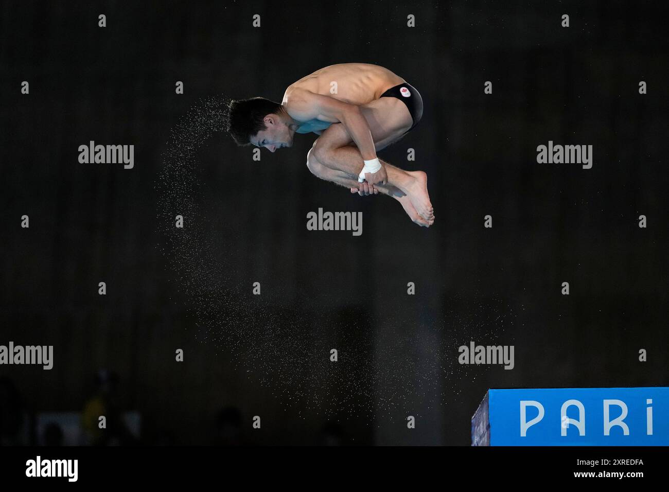 Canada's Nathan Zsombor-Murray competes in the men's 10m platform ...
