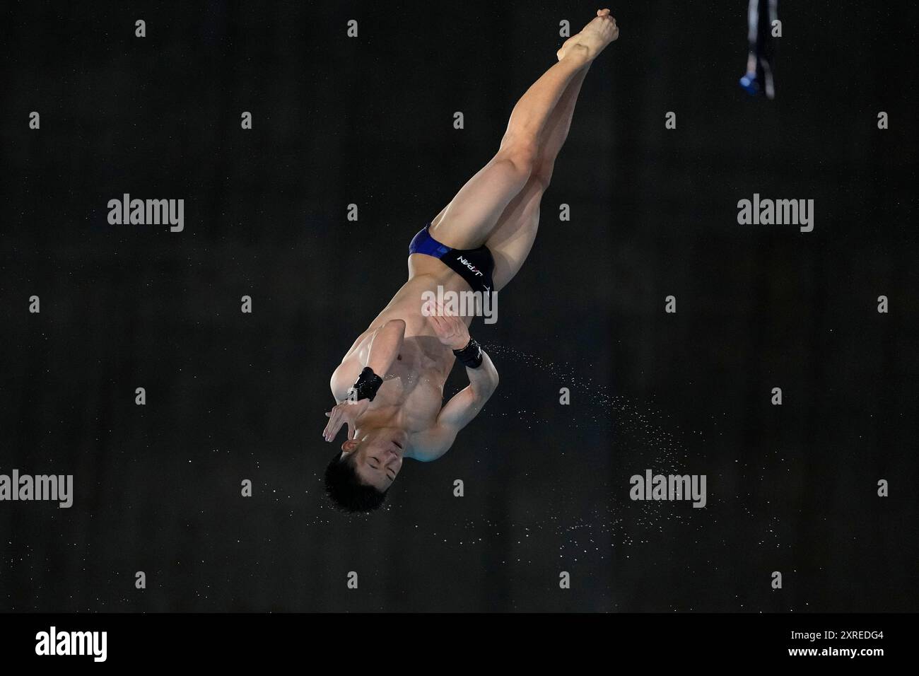 Japan's Rikuto Tamai competes in the men's 10m platform diving ...