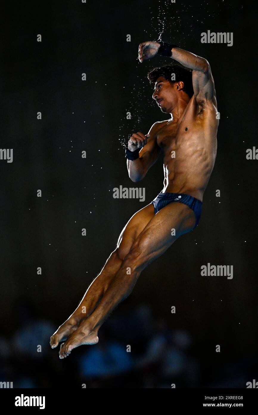 Saint Denis. 10th Aug, 2024. Kyle Kothari of Great Britain competes ...