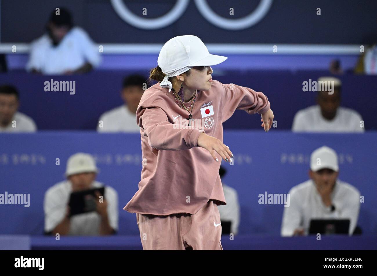 Paris, Fra. 09th Aug, 2024. Ami of Team Japan competes against Nicka of ...