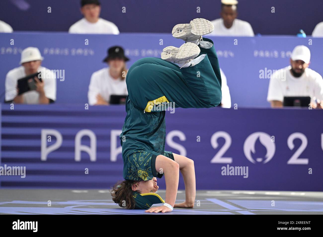 Paris, Fra. 09th Aug, 2024. Raygun of Team Australia battles against ...