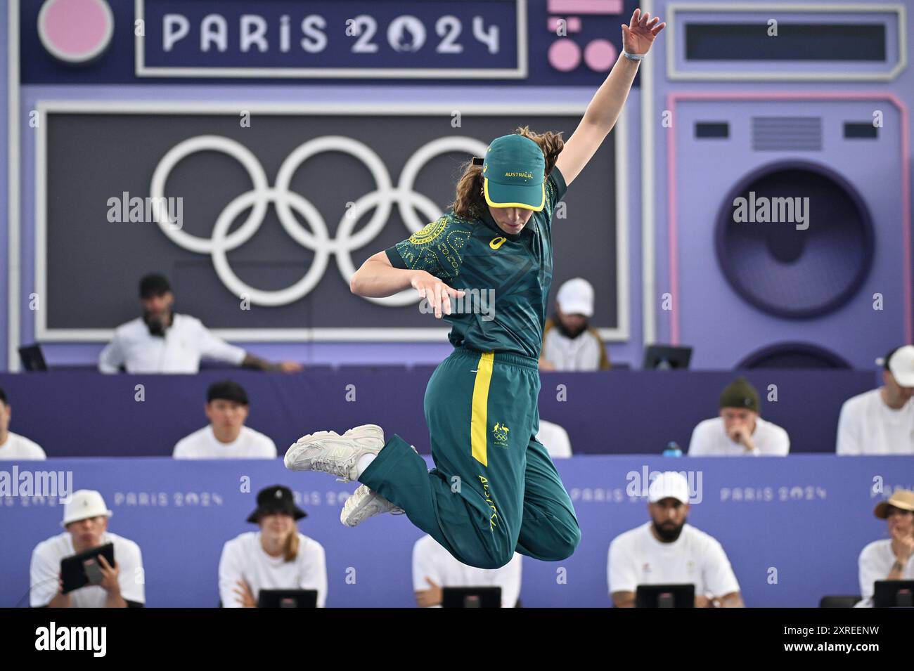 Paris, Fra. 09th Aug, 2024. Raygun of Team Australia battles against ...
