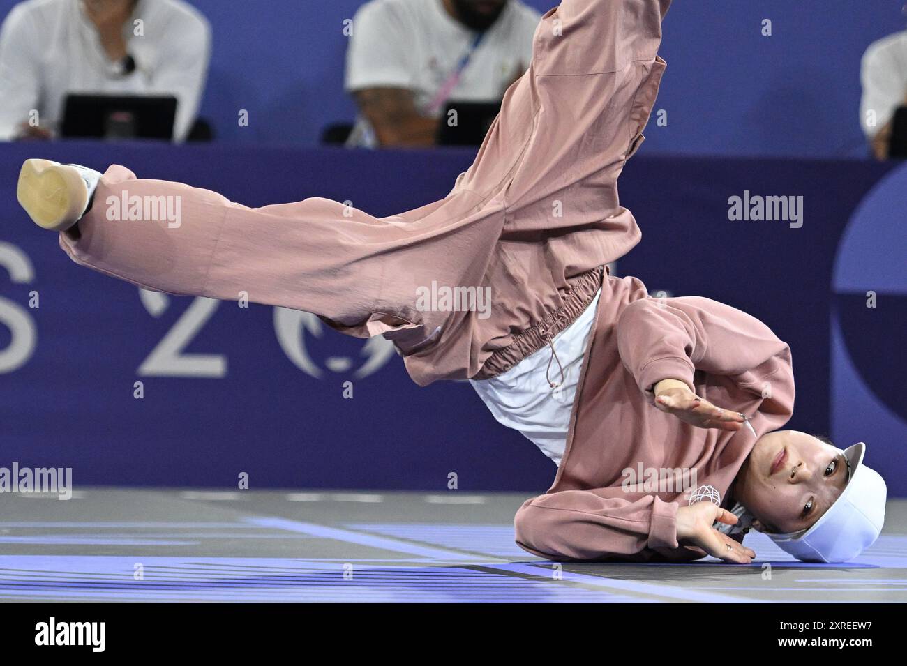 Paris, Fra. 09th Aug, 2024. Ami of Team Japan competes against Nicka of ...