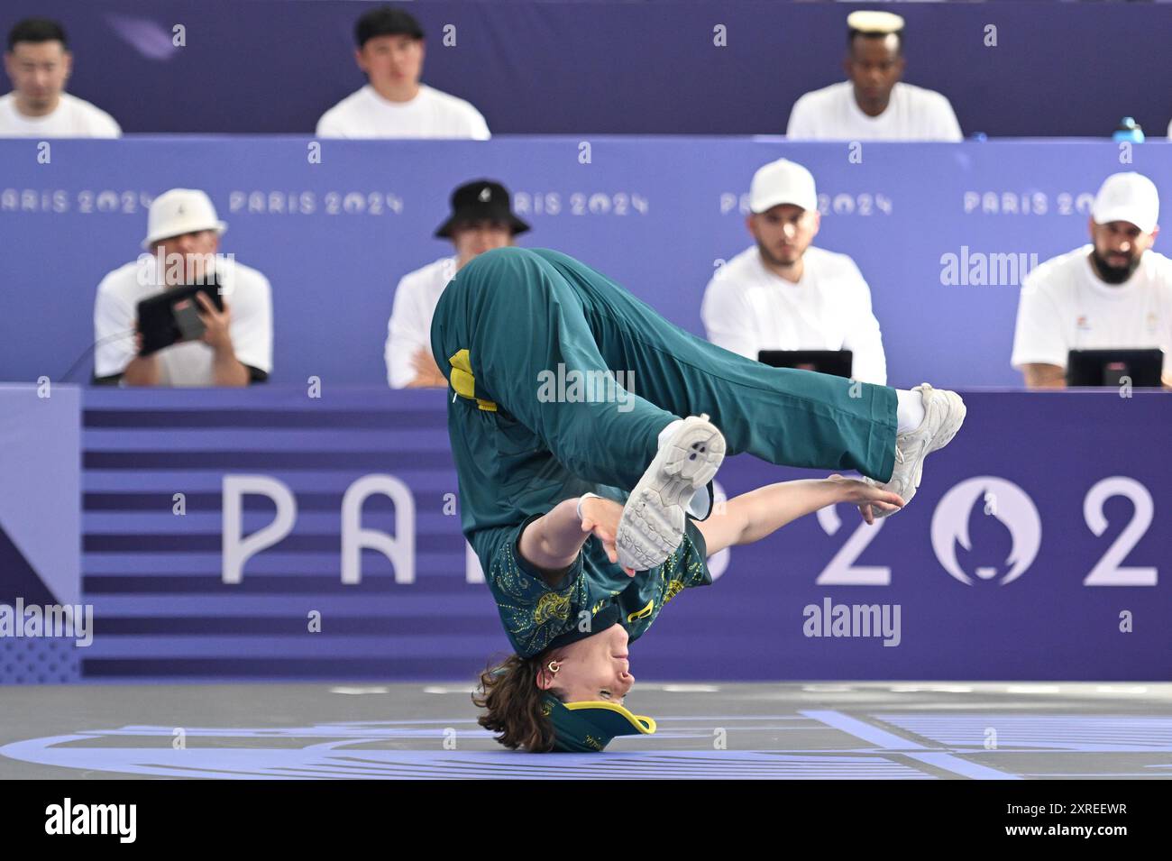 Paris, Fra. 09th Aug, 2024. Raygun of Team Australia battles against ...