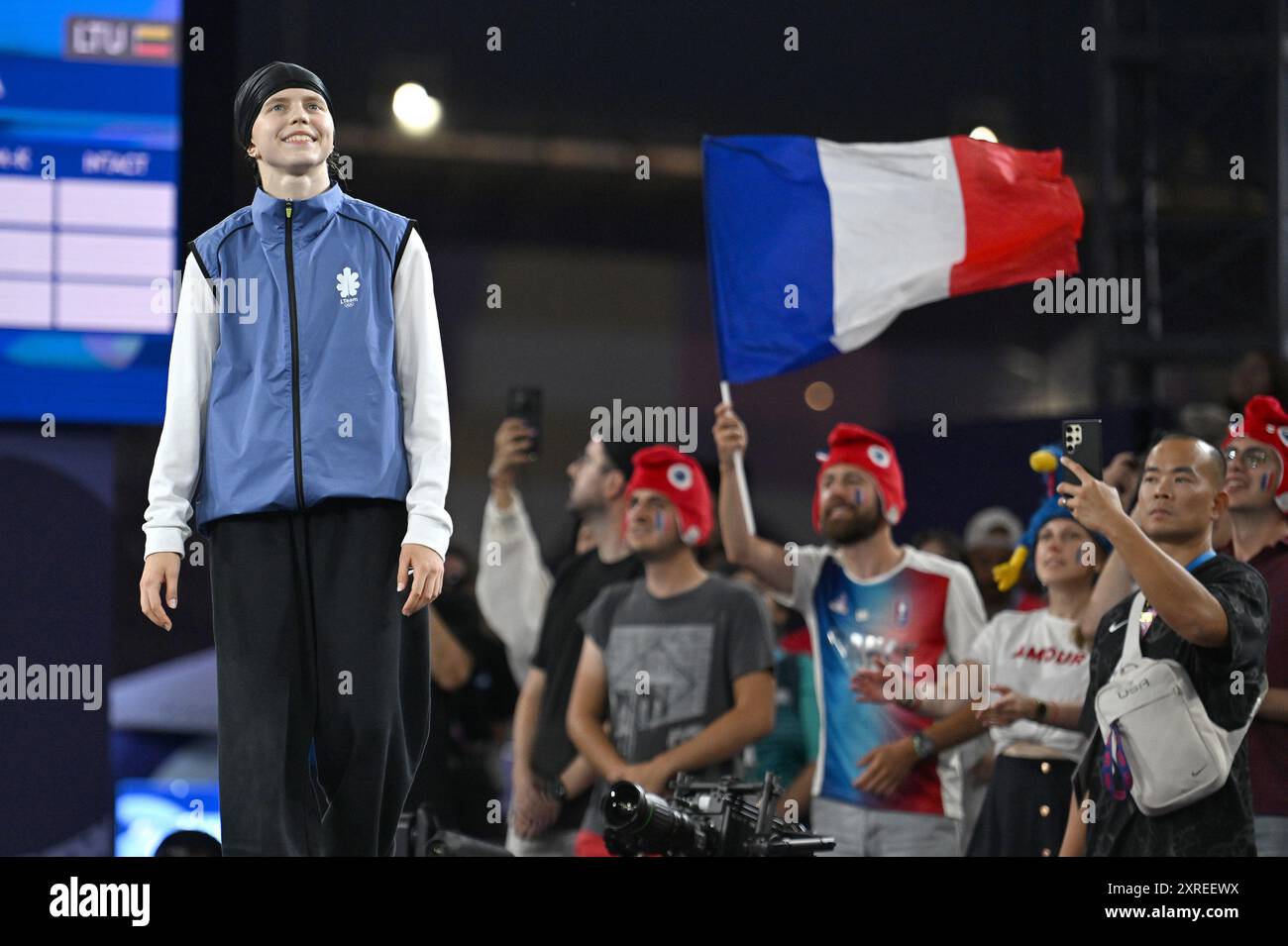 Paris, Fra. 09th Aug, 2024. Nicka of Team Lithuania celebrates after ...