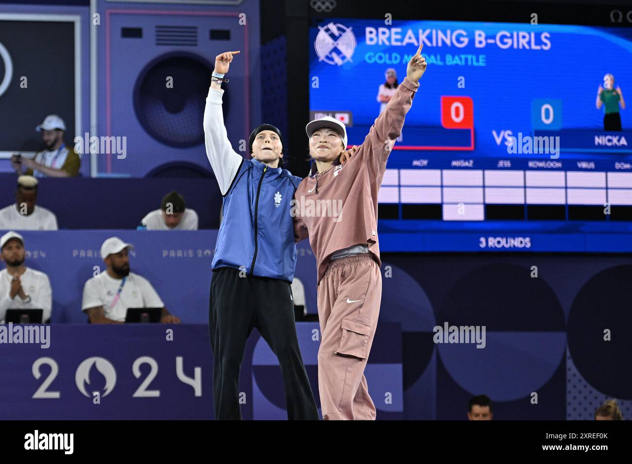 Paris, Fra. 09th Aug, 2024. Silver medalist Nicka of Team Lithuania ...