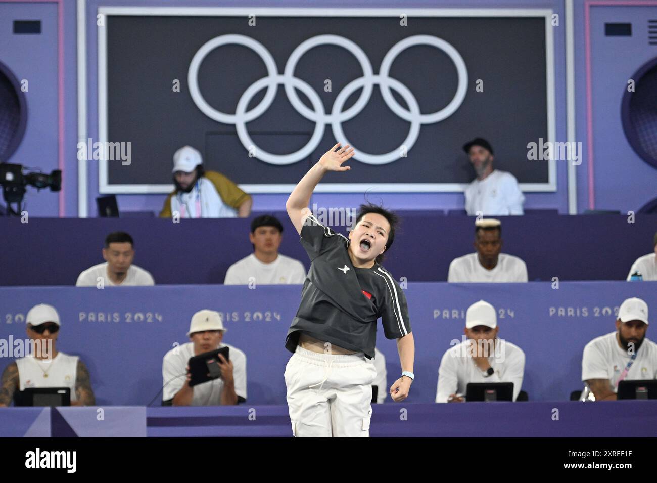 Paris, Fra. 09th Aug, 2024. B-Girl 671 of Team People's Republic of ...