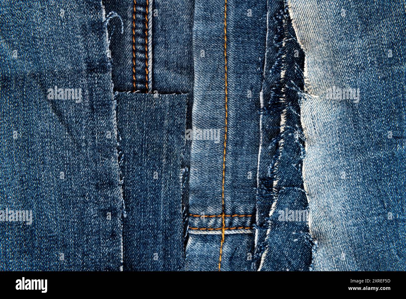 Abstract distressed denim texture fashion hi-res stock photography and ...