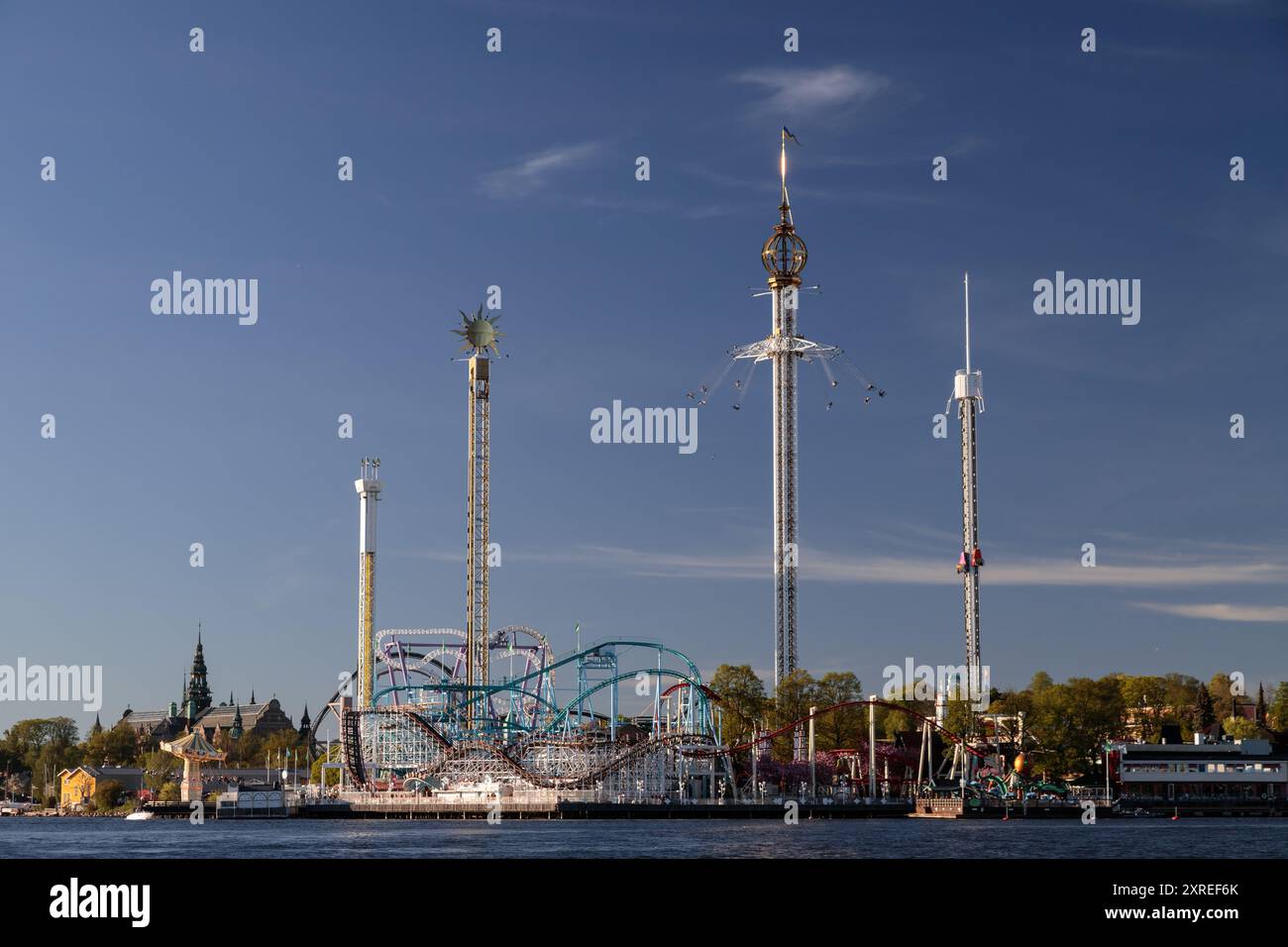 Grona Lund amusement park, Stockholm, Sweden Stock Photo - Alamy