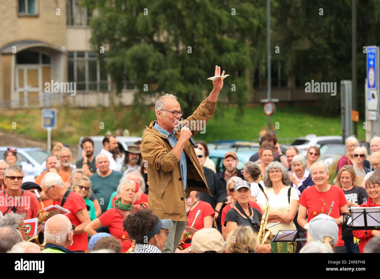 Stroud,UK, 10th August 2024. Stop the far right national day of protest ...