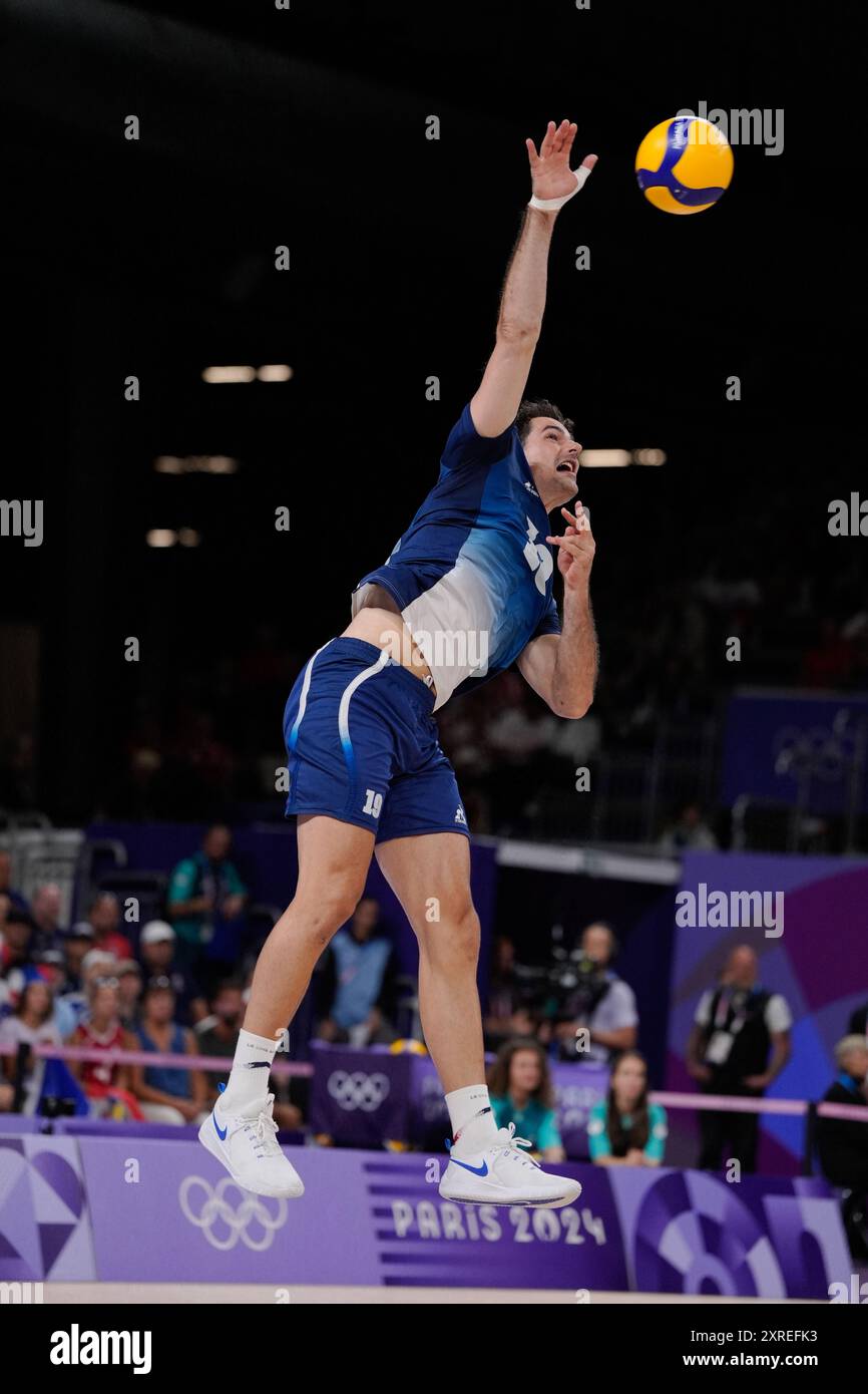 Paris, France. 10th Aug, 2024. Yacine Louati of France (19) at the men ...