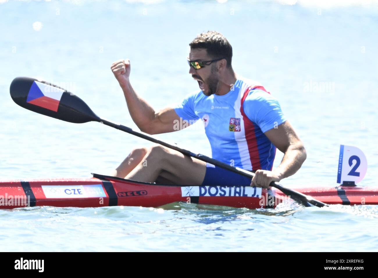 Vaires Sur Marne, France. 10th Aug, 2024. Josef Dostal of Czech ...