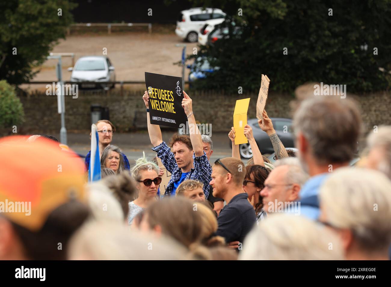 Protests against far right riots uk hi-res stock photography and images ...