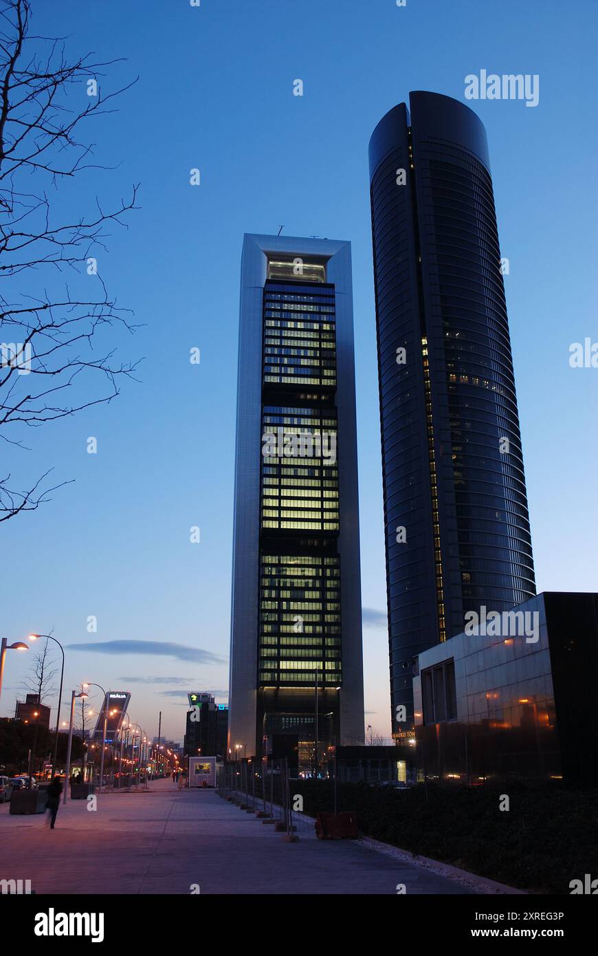 Spain madrid view business districts hi-res stock photography and ...