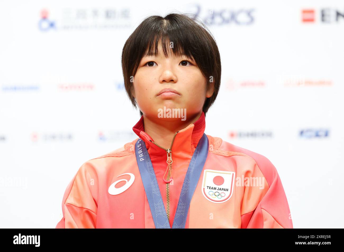 Paris, France. 10th Aug, 2024. Tsugumi Sakurai (JPN) Wrestling : Gold medalist Rei Higuchi and ...