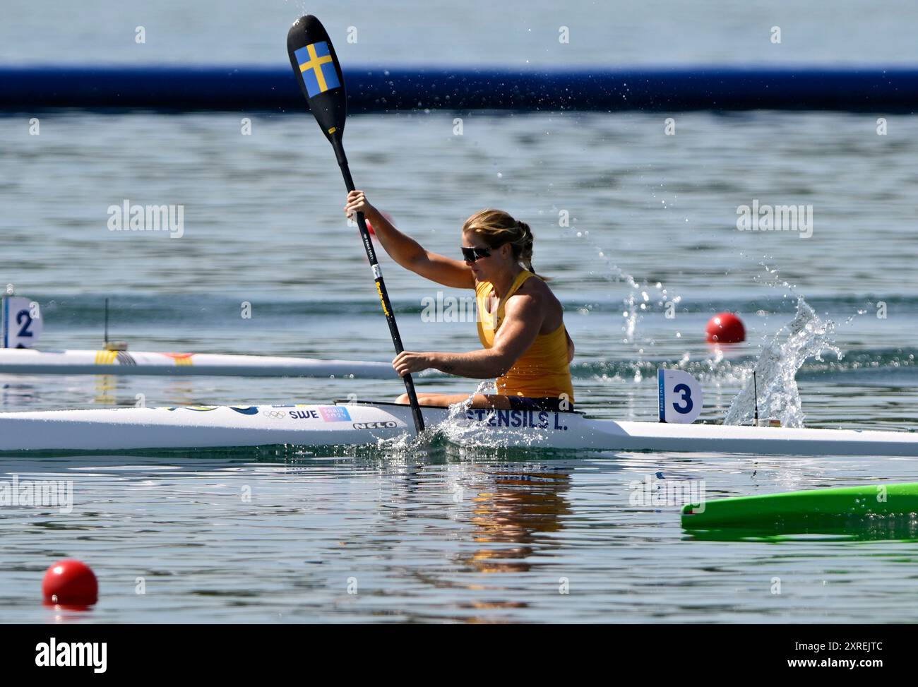 Paris, France. 10th Aug, 2024. Paris 2024 Olympic Games. Canoe Sprint ...