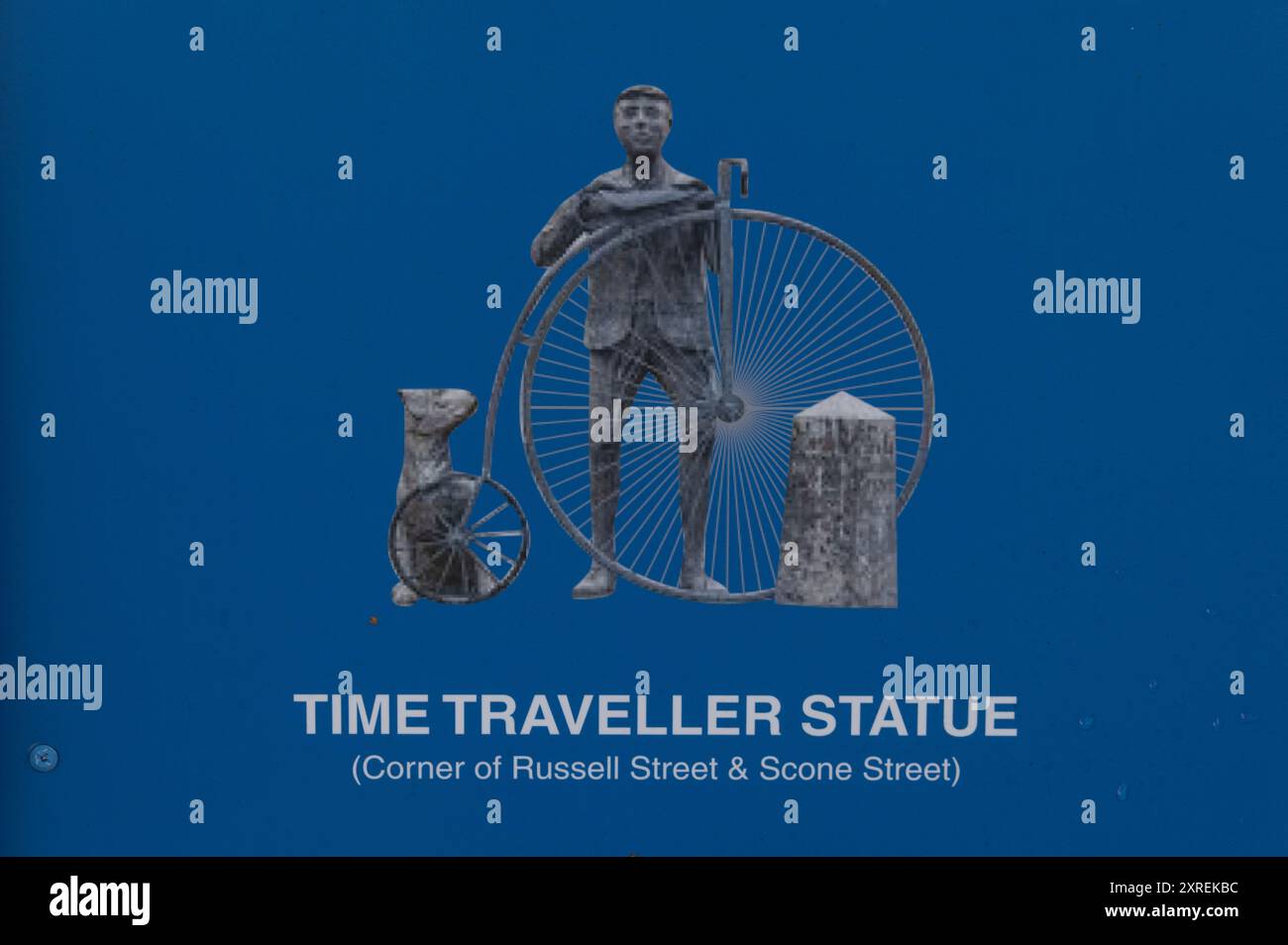 A bronze statue, although the 1880’s cyclist has no name, is called ...