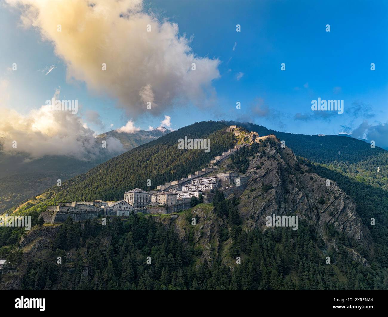 Aerial view fenestrelle fort hi-res stock photography and images - Alamy
